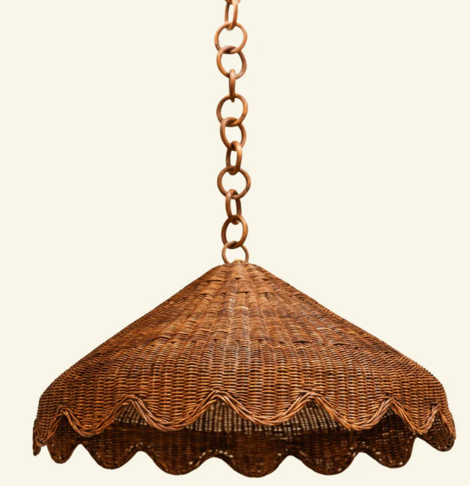 Lily Rattan Lampeskjerm – Alabaster Studio