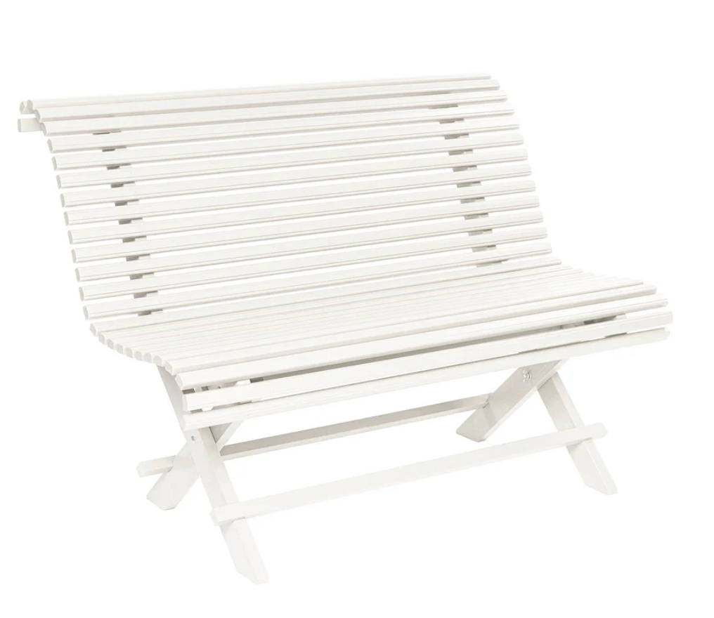 Sundborn garden bench Falurød 125 cm – Alabaster Studio