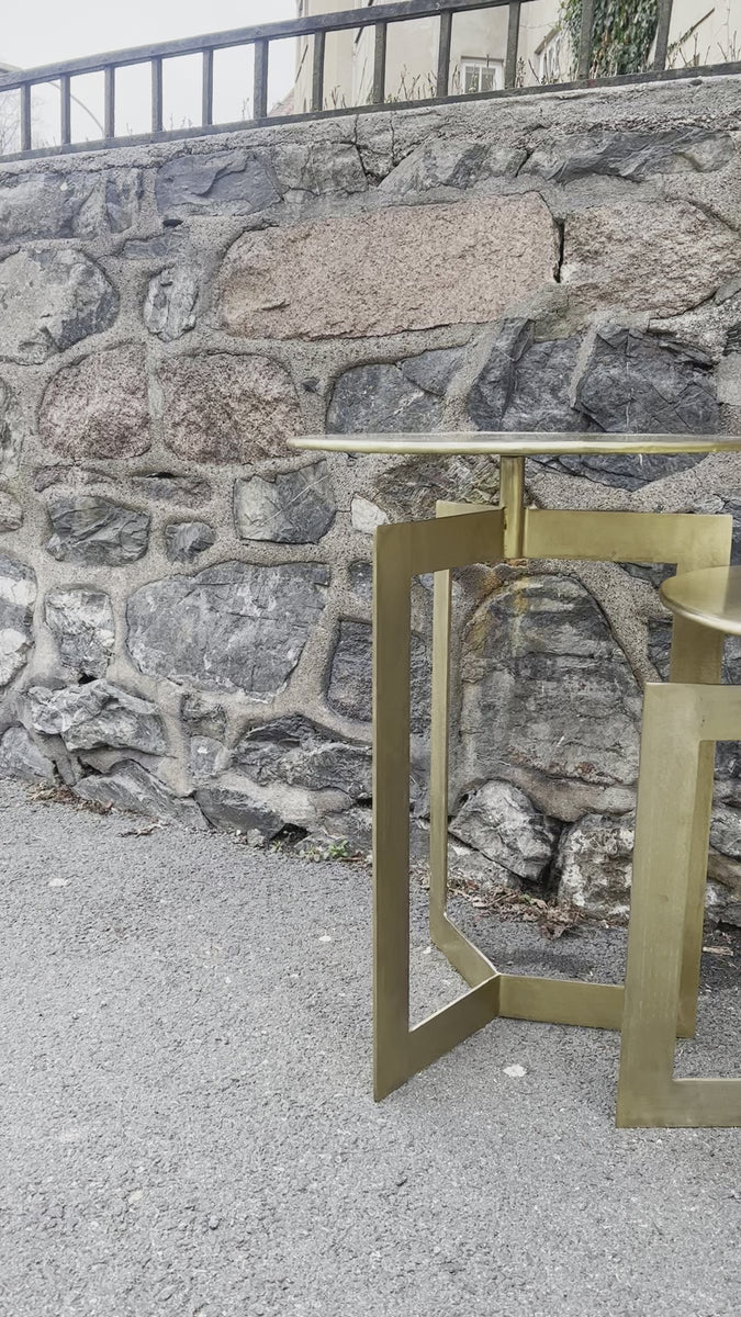 Sidebord Messing, Stor – Alabaster Studio