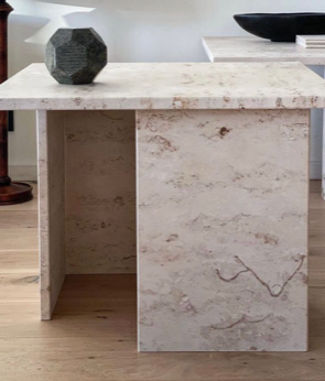 Travertine Coffee Table – Alabaster Studio